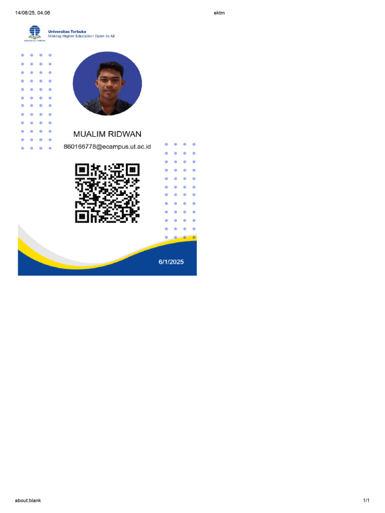 Ektm Mualim Ridwan | PDF