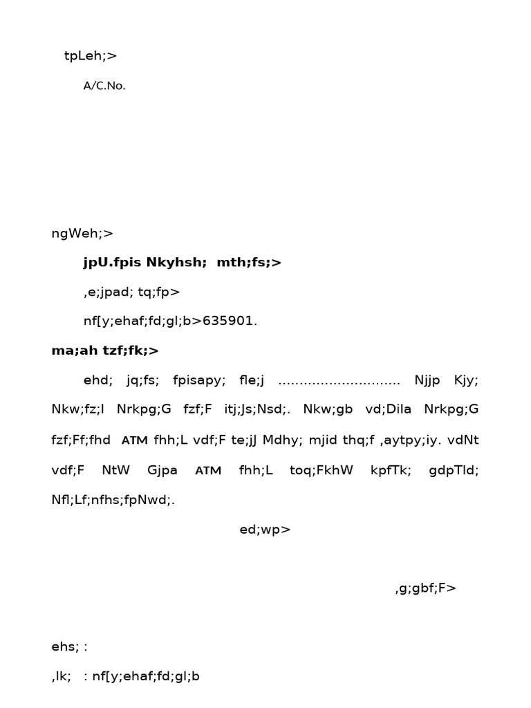 ATM Card Not Received | PDF