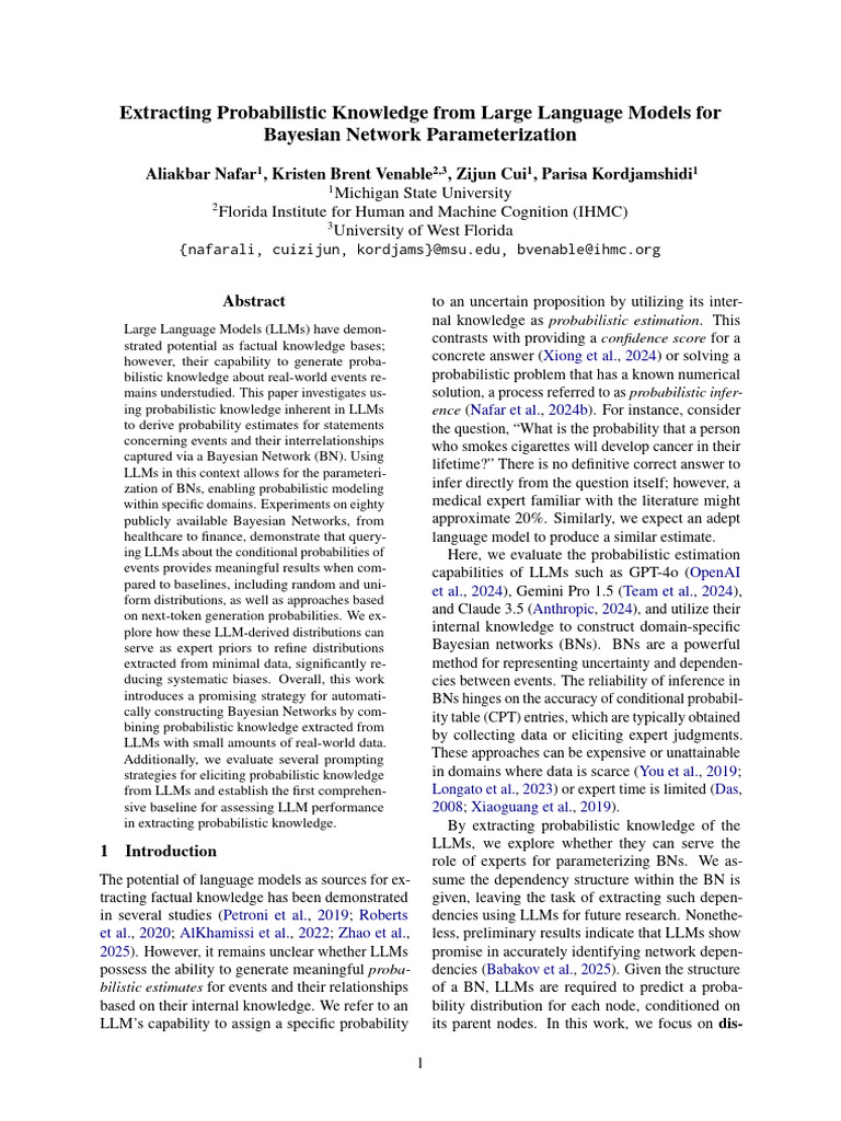 Extracting_Probabilistic_Knowledge_from_Large_Lang | PDF | Bayesian Network | Bayesian Inference