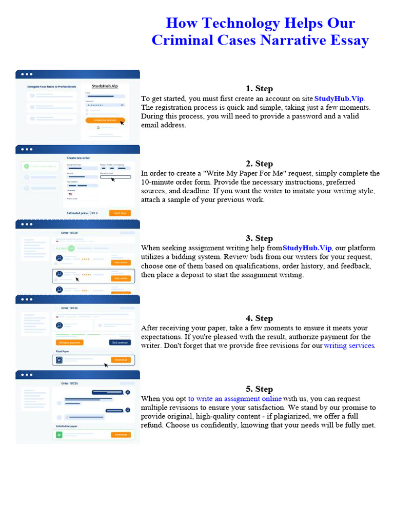 How Technology Helps Our Criminal Cases Narrative Essay | PDF | Taxes ...