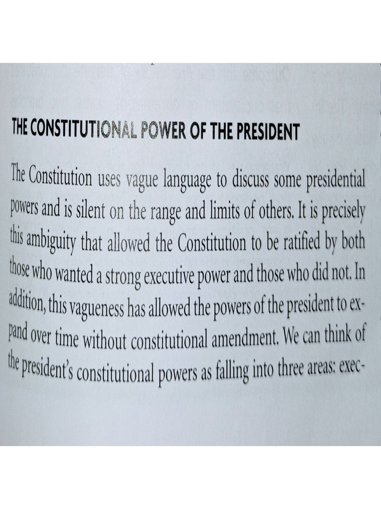 Powers of US President | PDF
