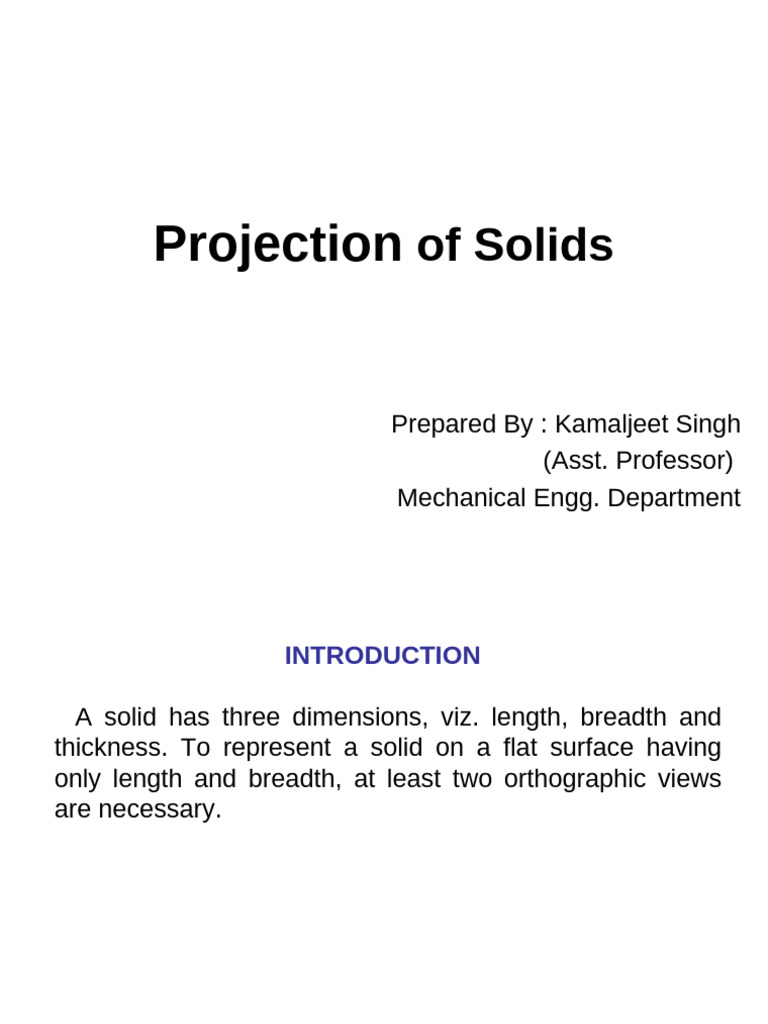 Final Projection of Solids | PDF | Triangle | Sphere