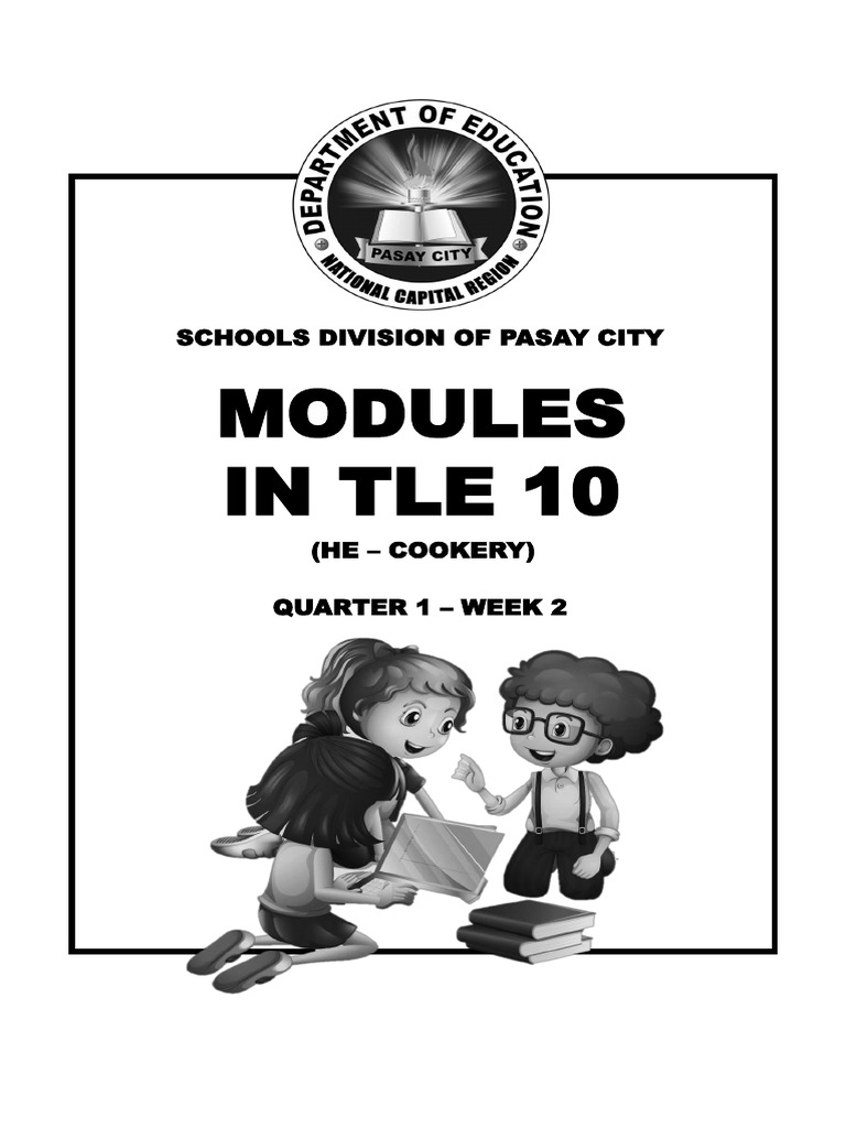 GR 10 Cookery Q1 Week 2 | PDF