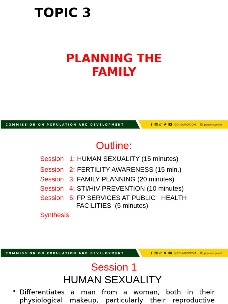 Topic 3 - Planning The Family - Sessions 1-2 | PDF | Menstrual Cycle ...