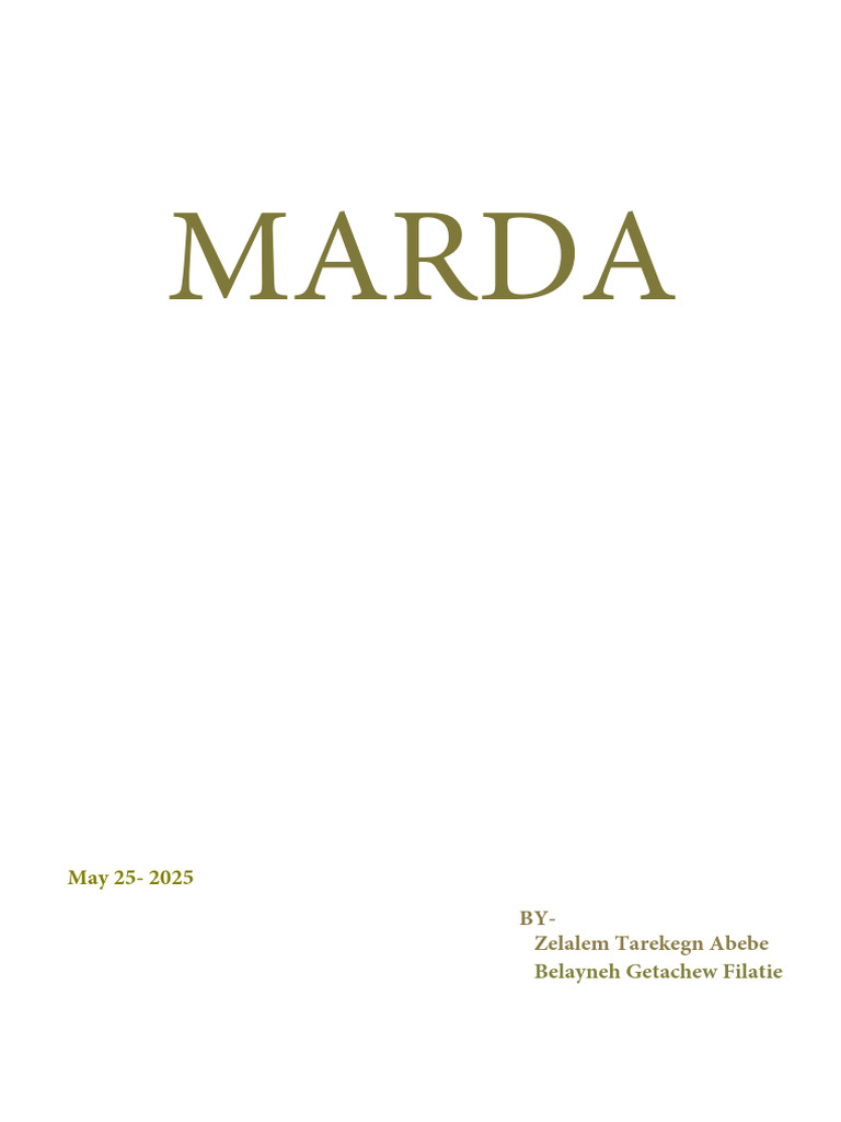 Marda | PDF