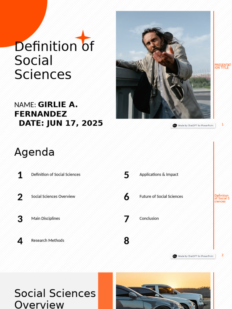 Definition of Social and Applied Social Sciences | PDF | Social ...