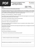 SC READY ELA Sample Items Guide | PDF