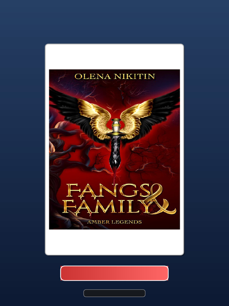 Fangs and Family Urban Fantasy Vampire Romance Amber Legends Book 2 ...