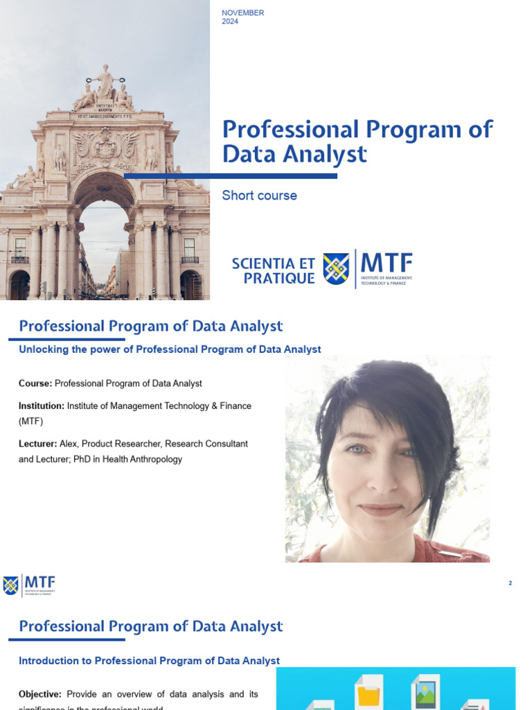 Professional Program of Data Analyst | PDF | Statistics | Data Analysis