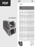 JIS Channels | PDF | Civil Engineering | Physics