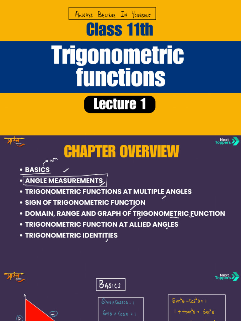NT Trigonometric Ratio | PDF
