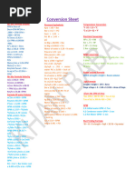 Air Flow Unit Conversion Chart | PDF | Applied And Interdisciplinary ...