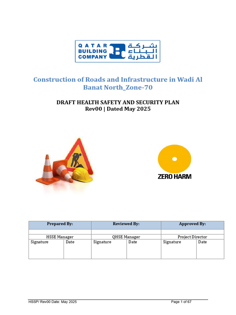 Appendix F-2 - HSE Plan | PDF | Occupational Safety And Health | Road