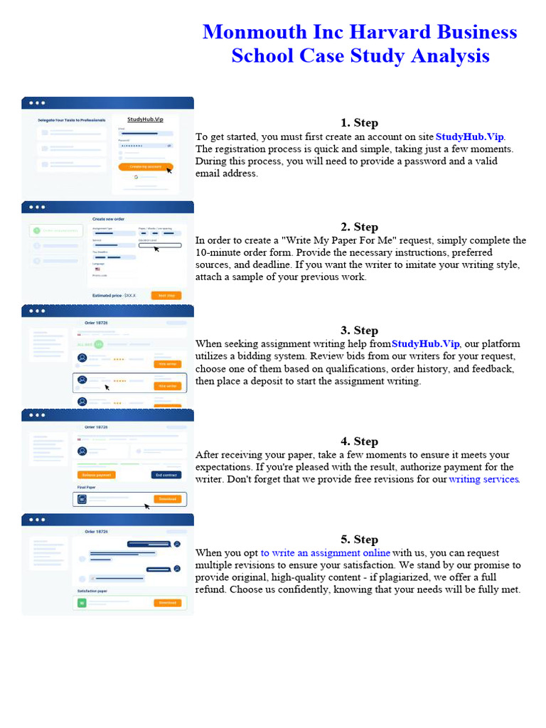 Monmouth Inc Harvard Business School Case Study Analysis | PDF ...