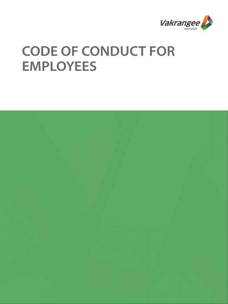 Employee Code of Conduct Guidelines | PDF