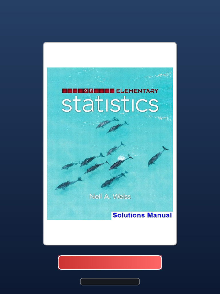 Complete Bundle Elementary Statistics 9th Edition Weiss Ebook and ...