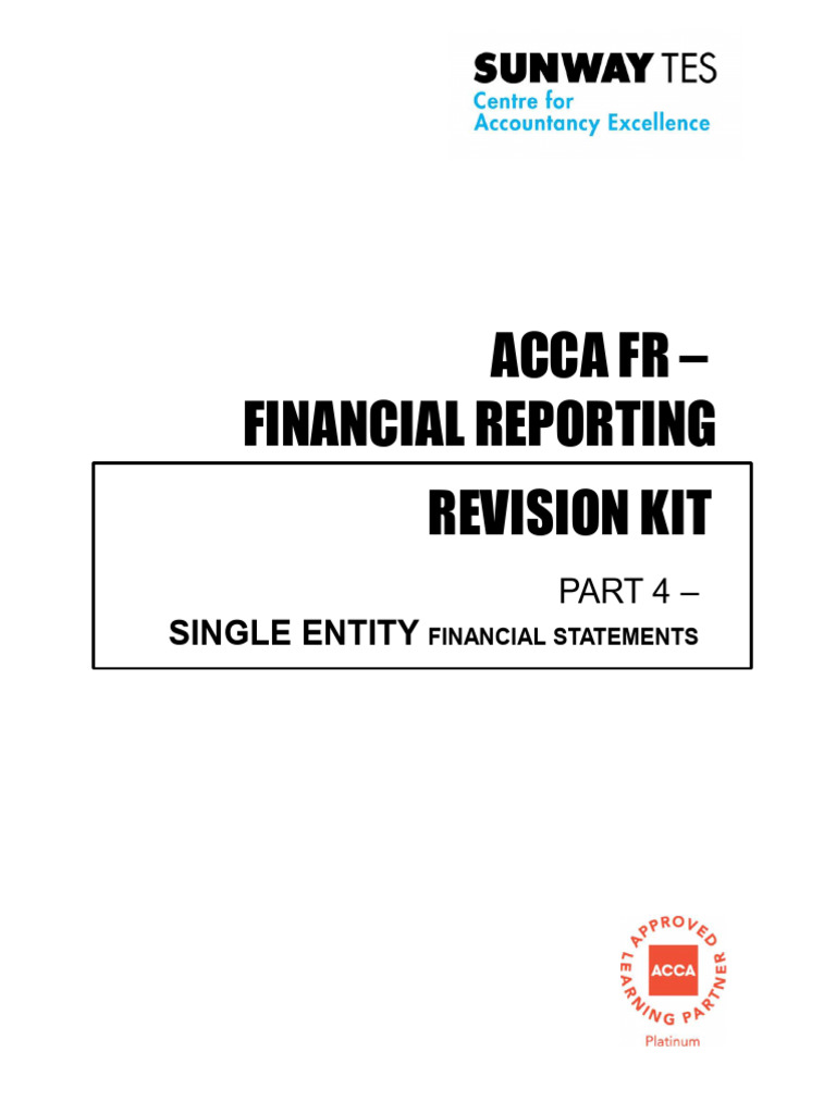 Sunway TES FR Kit Part 4 | PDF | Taxes | Financial Accounting