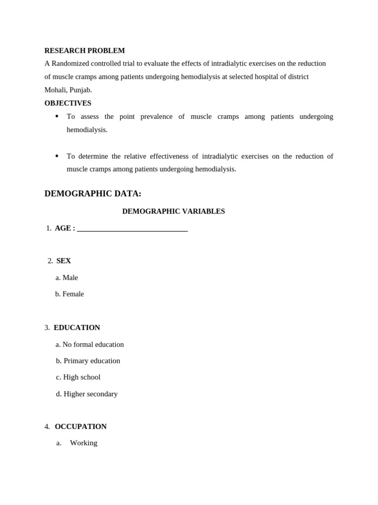 GGGGGG (1) New Tool Final | PDF | Hemodialysis | Pain