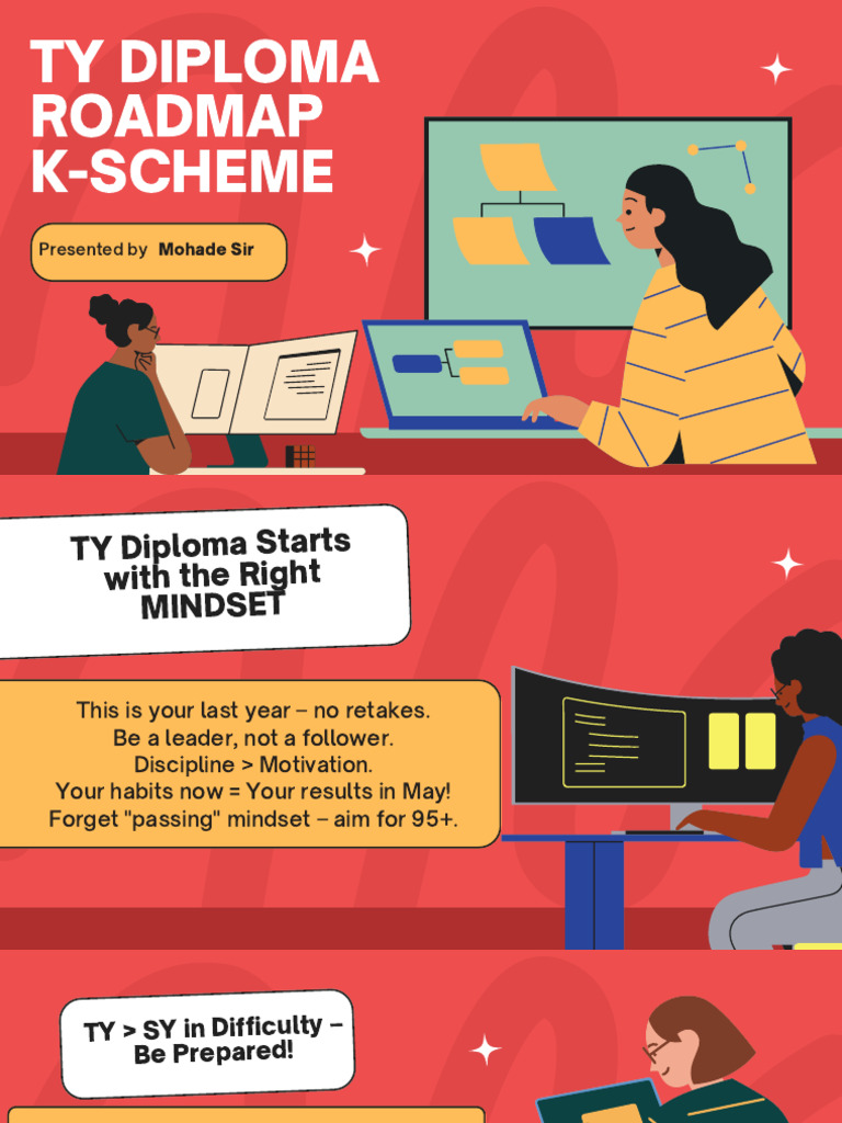 Red Illustrative Improving Self Management Presentation | PDF ...