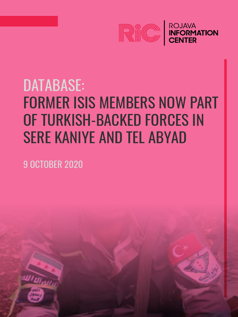 Former ISIS Members in Turkish Forces | PDF | Syrian Democratic Forces