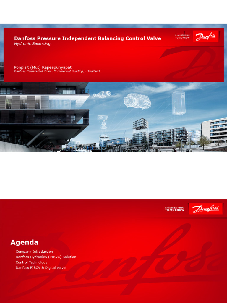 Danfoss - Training Hydronic Solutions | PDF | Valve | Mechanical Engineering