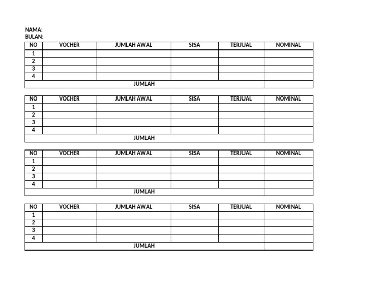 Buku Tagihan MLD | PDF