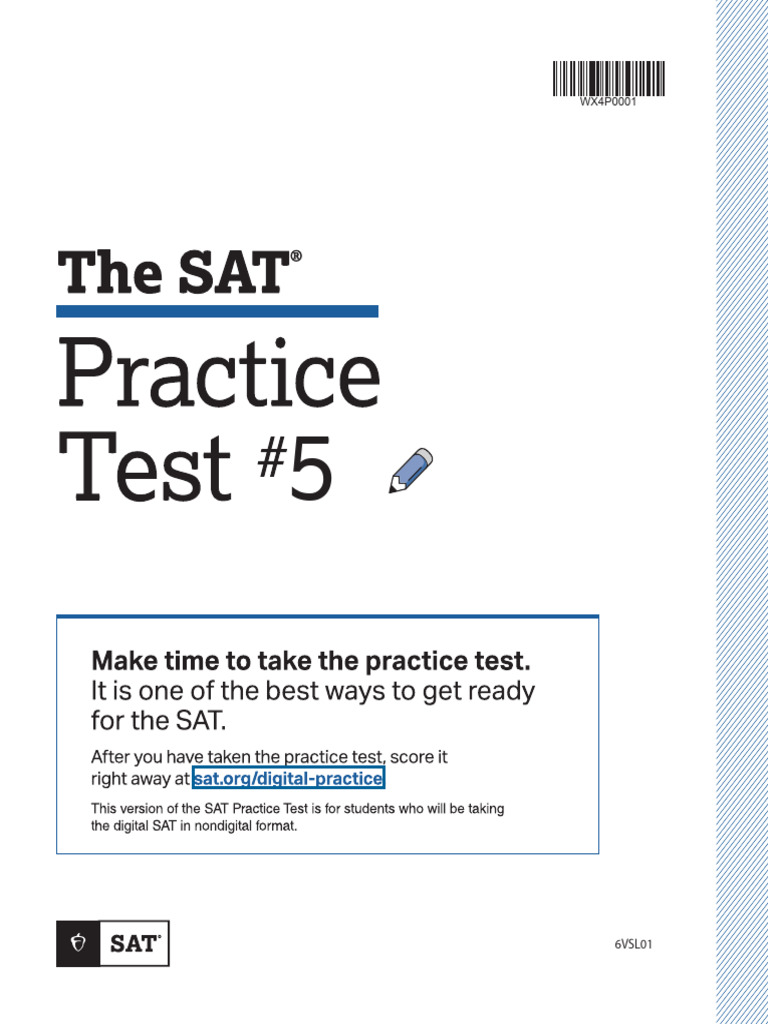 SAT Practice Test Math Module | PDF | Mathematics