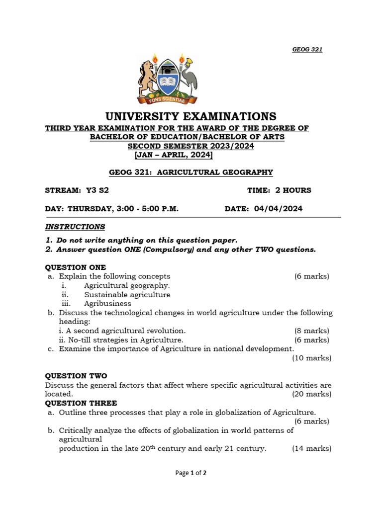 Geog 321 | PDF