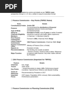 List of Finance Commission Chairmen | PDF