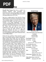 Donald Trump: 45th & 47th President | PDF | Donald Trump | American ...