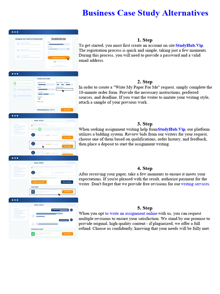 Business Case Study Alternatives | PDF