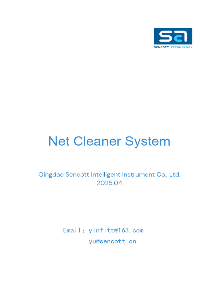 Advanced Net Cleaning Robots and Equipment | PDF | Pump | Stainless Steel