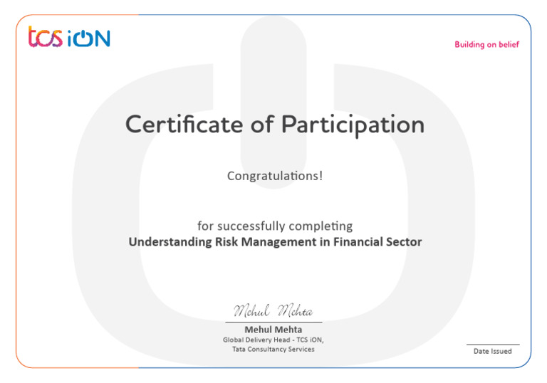 Anshu - Tcs Certificate | PDF