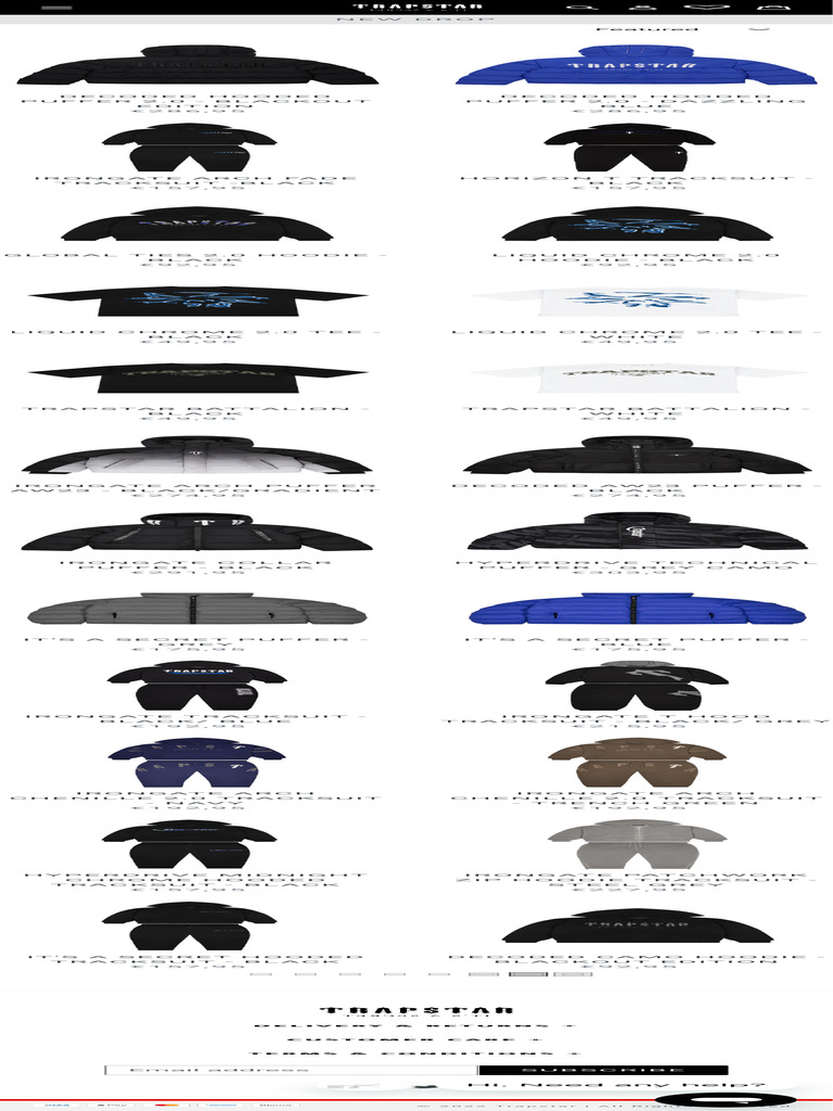 Trapstar New Drop Overview | PDF