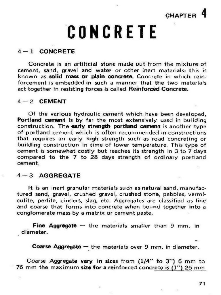 CONCRETE by Max Fajardo JR | PDF | Concrete | Cement