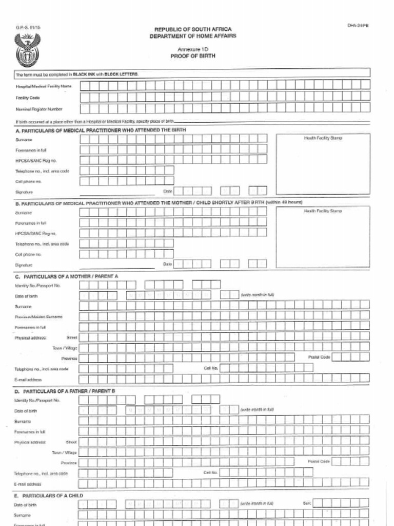 Proof of Birth | PDF