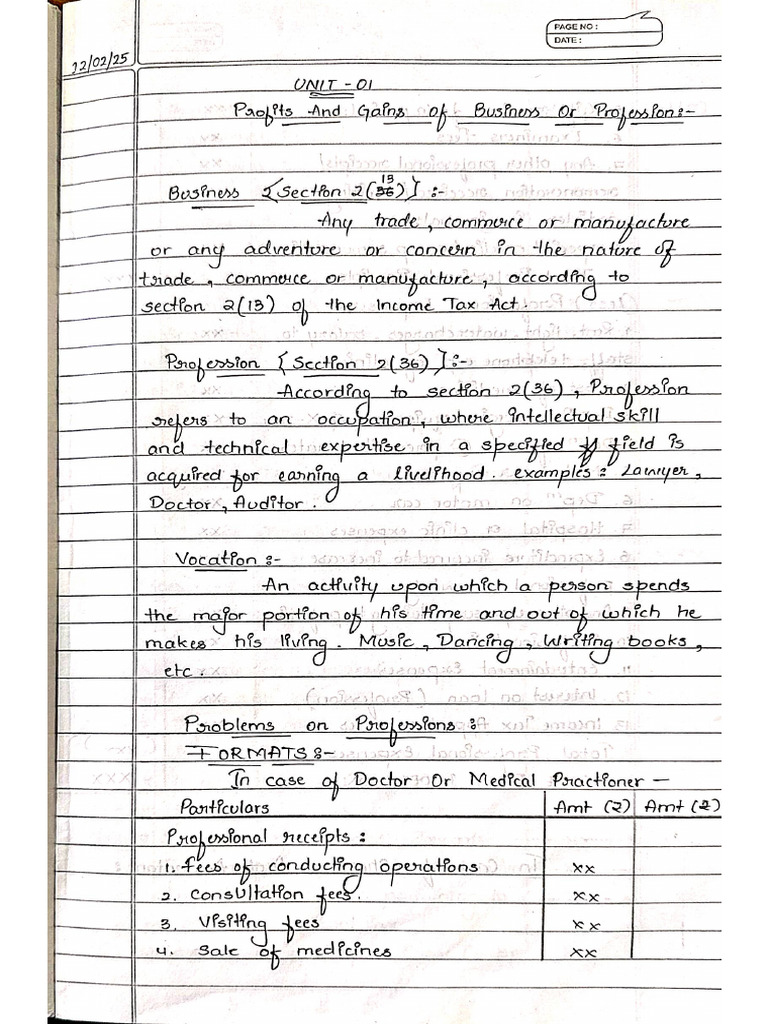 Income Tax Notes Full | PDF