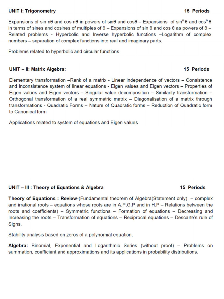 Unit 1 - Trigonometry | PDF