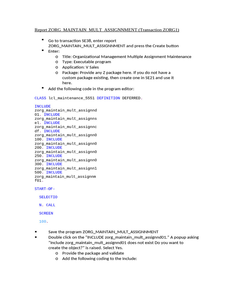 Steps To Activate BW Objects 5 | PDF