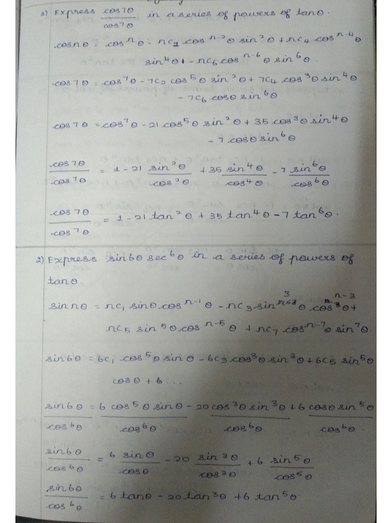 Maths Assignment - Ex-1 (A) .............. | PDF