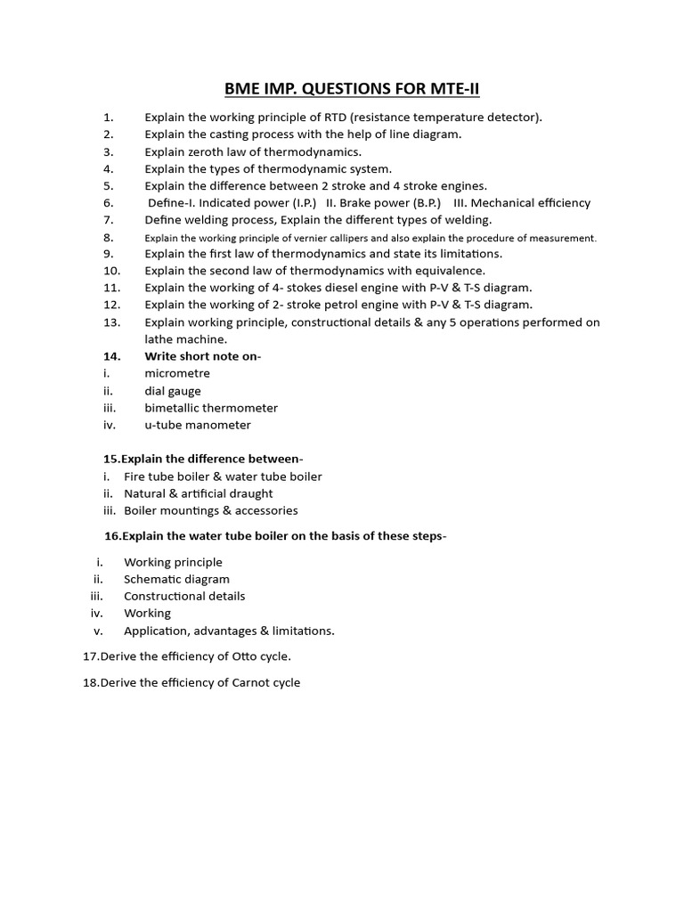 Bme Imp Mte Ii | PDF