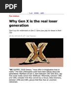Gen X: The Real Loser Generation | PDF | Millennials | Economies