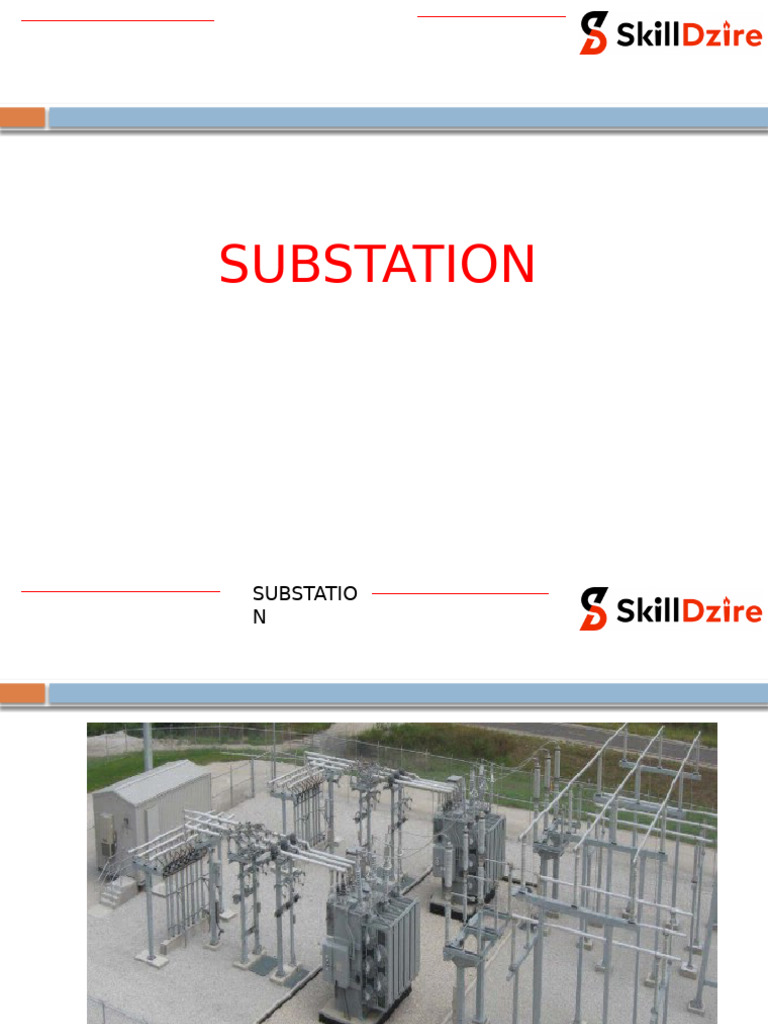 Substation 1 | PDF