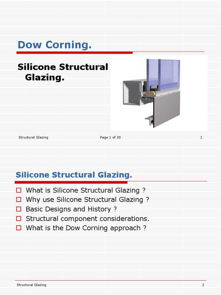 Silicon Structural Glazing | PDF | Silicone | Glasses