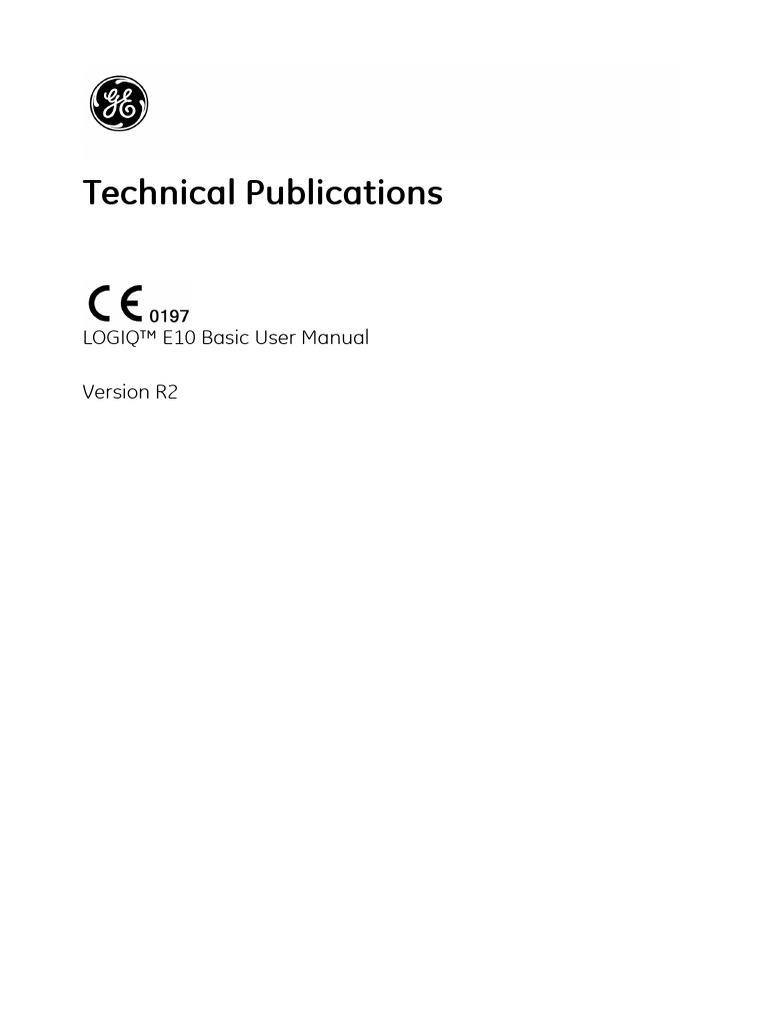 LOGIQ E10 R2 Basic User Manual - English - UM - 5817681-1EN - 4 | PDF ...