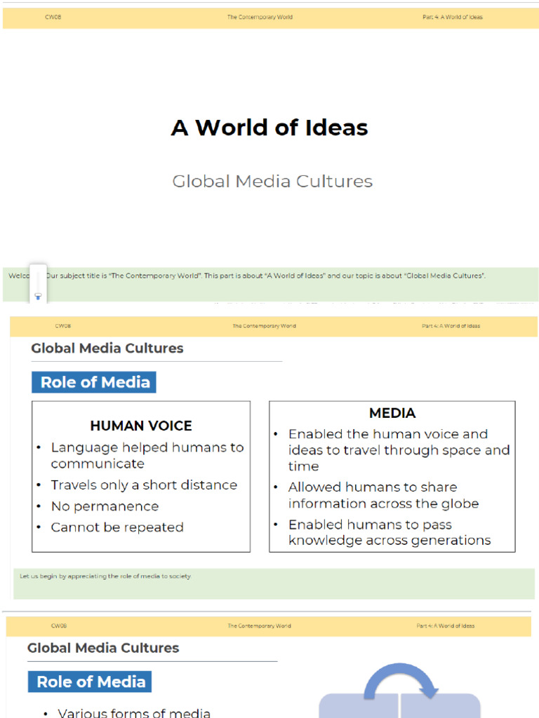 Global Media Culture-2 | PDF