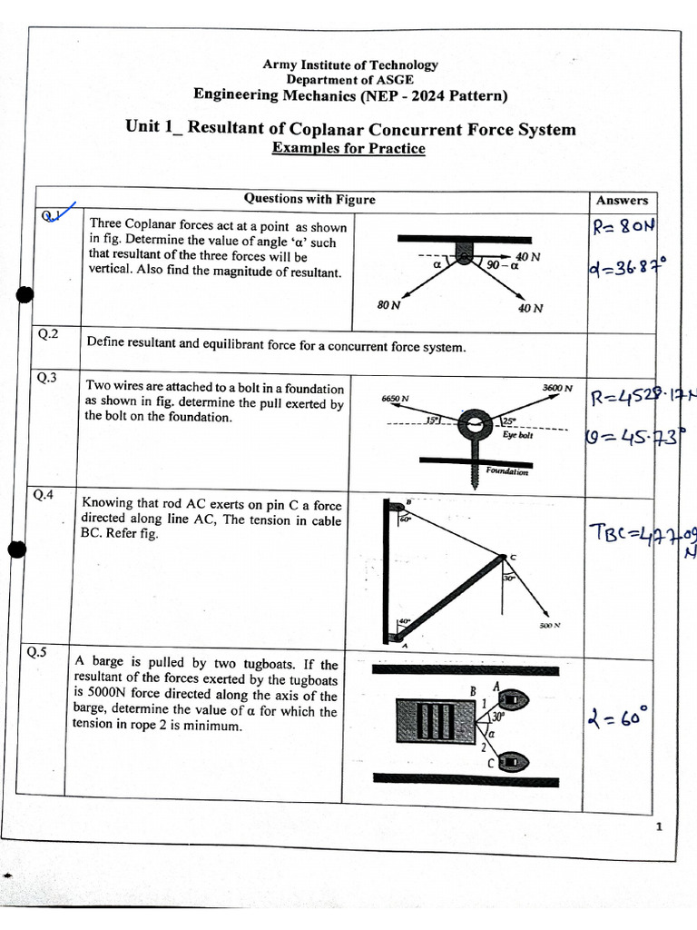 Practice Problems Unit 1&2 | PDF