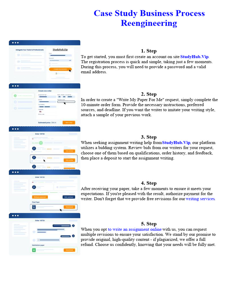 Case Study Business Process Reengineering | PDF | Business Process ...