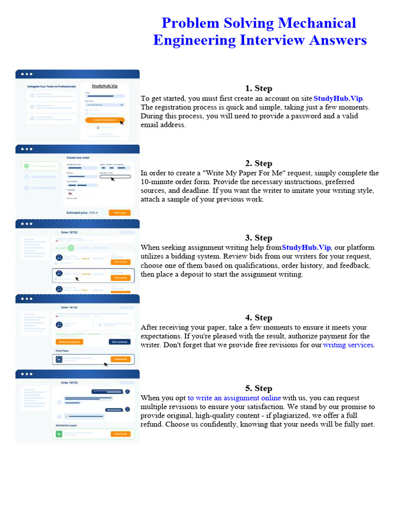 Problem Solving Mechanical Engineering Interview Answers | PDF | Dna Profiling | Rape