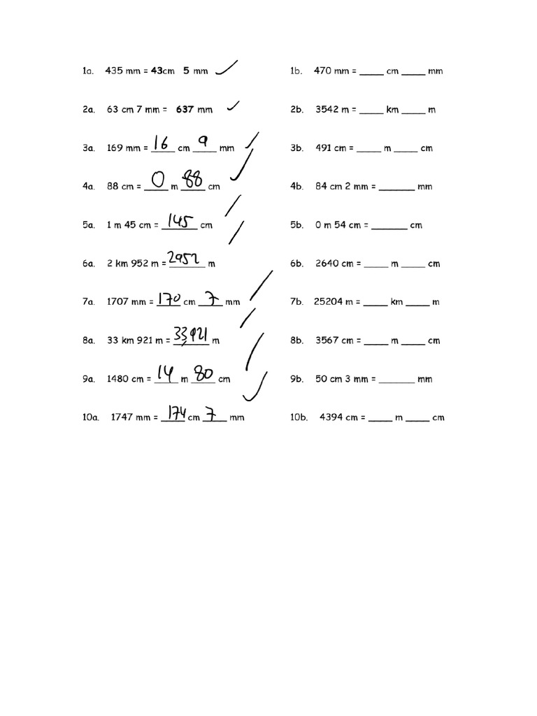 Conversion Sheets | PDF